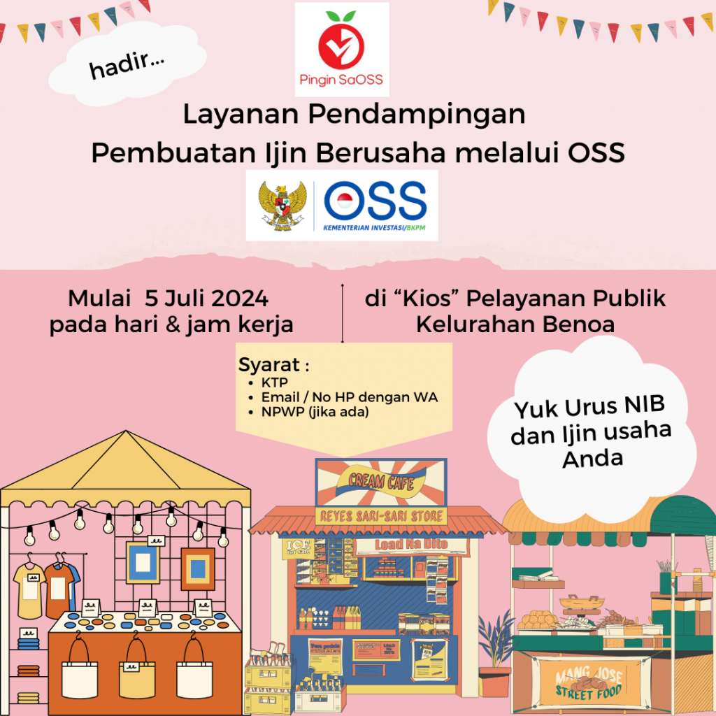 Hadir... Layanan Pendampingan Pembuatan NIB/ Ijin Berusaha Melalui OSS ...